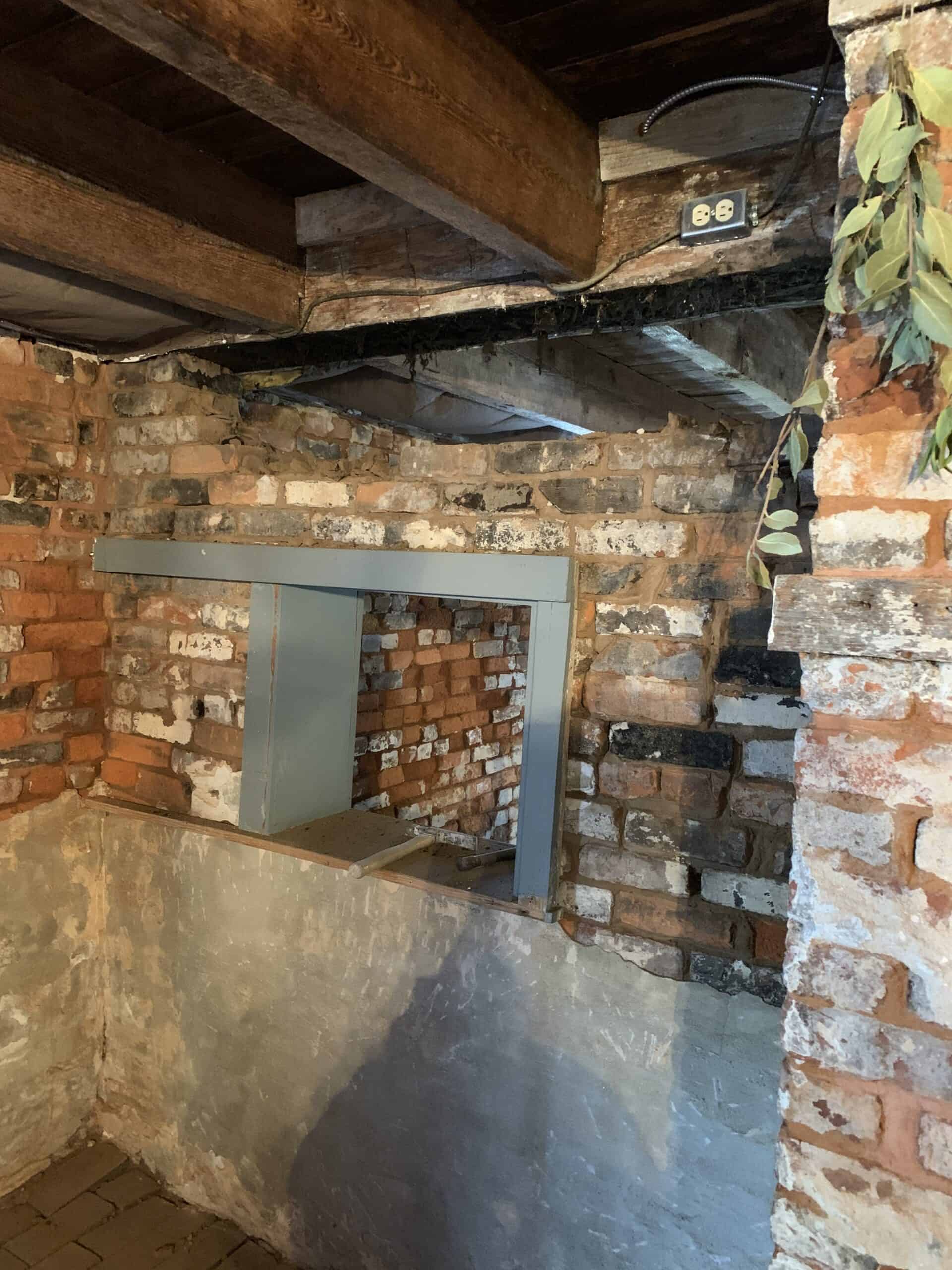 Repointing the Cellar Walls - Historic Meadow Garden